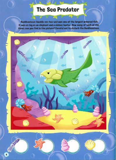 Learning is Fun. SMART KIDS DINOSAURS STICKER AND ACTIVITY BOOK-UNDERWATER