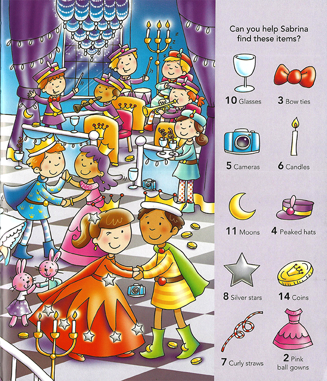 Learning is Fun. SEEK AND FIND HB-PRINCESS