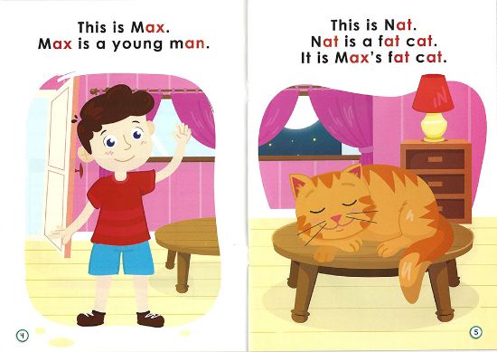 Learning is Fun. SMART KIDS PHONICS IN READING BOOK 1-MAX & THE PALS