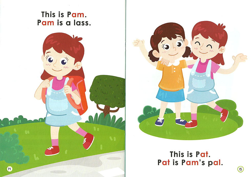 Learning is Fun. SMART KIDS PHONICS IN READING BOOK 1-MAX & THE PALS