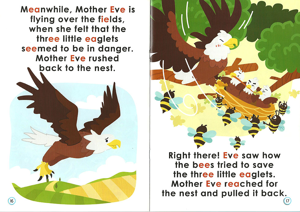 Learning is Fun. SMART KIDS PHONICS IN READING BOOK 7-THE BEES & THE ...