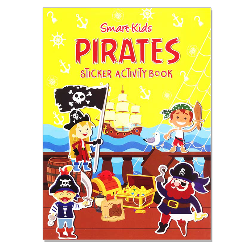 Learning is Fun. SMART KIDS STICKER ACTIVITY BOOK-PIRATES