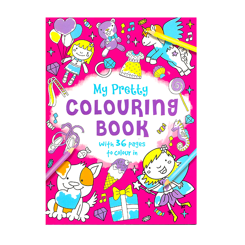 Learning is Fun. MY COLORING BOOK-PRETTY