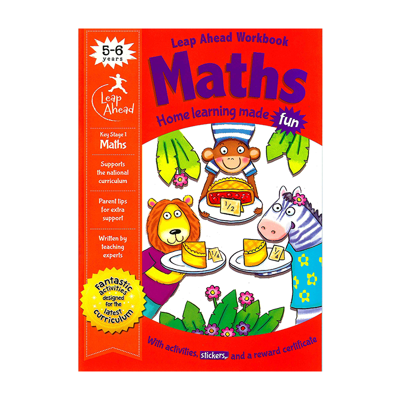 Learning is Fun. LEAP AHEAD WORKBOOK MATHS 5-6 YEARS