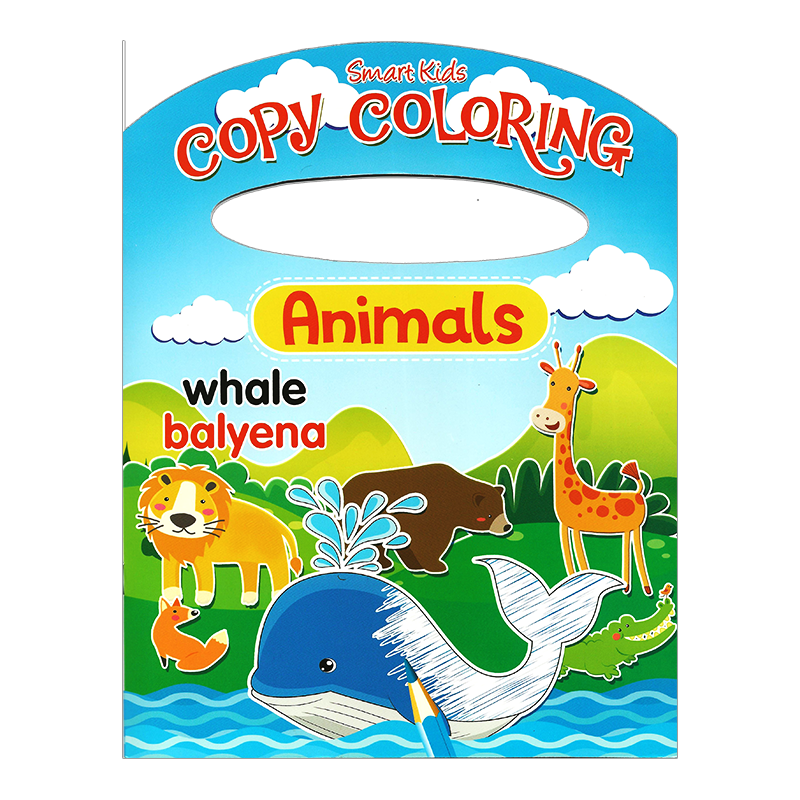 Learning is Fun. SMART KIDS COPY COLORING-ANIMALS