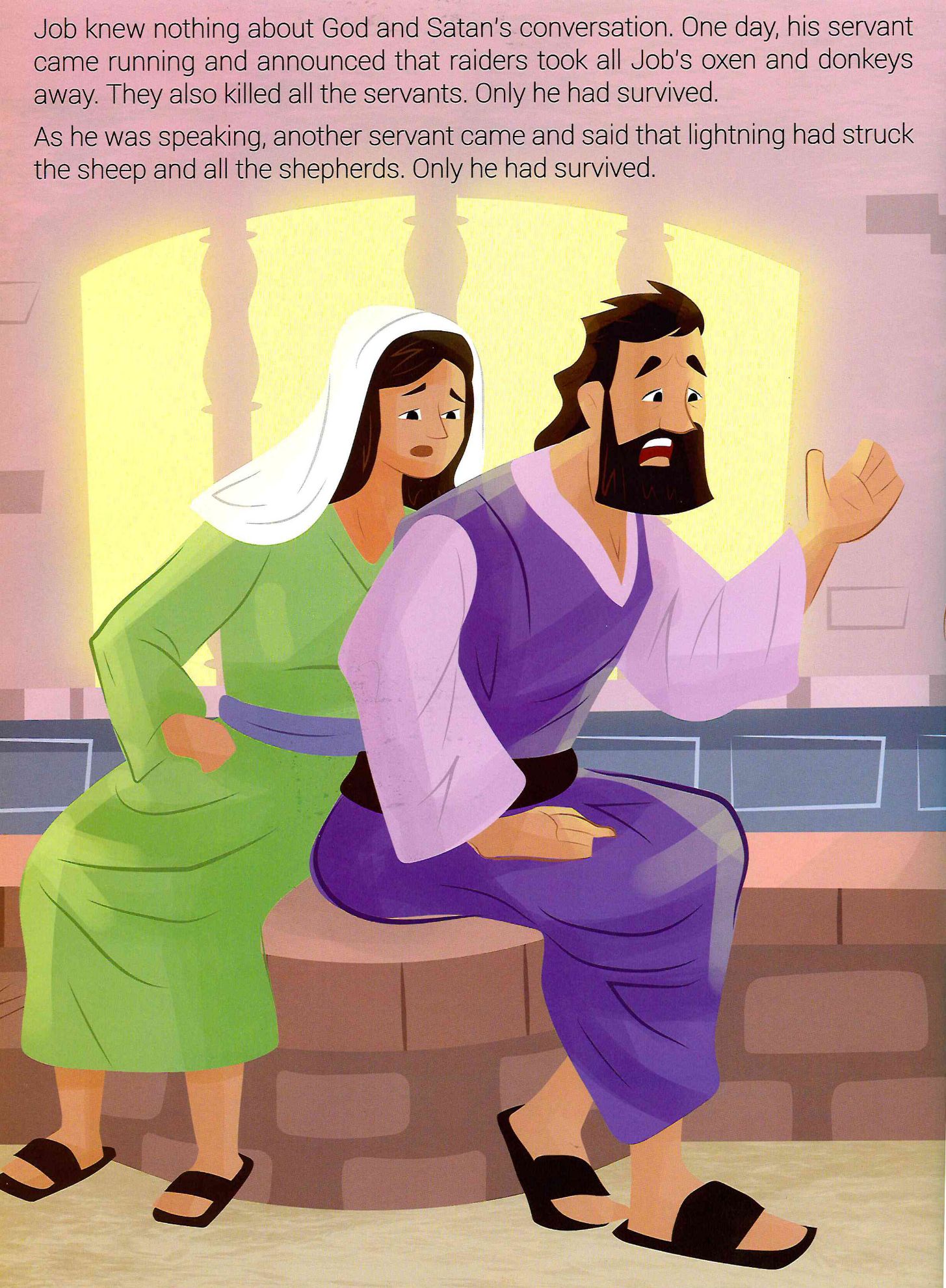 Learning is Fun. SMART KIDS BIBLE STORIES-JOB AND THE TEST OF FAITH