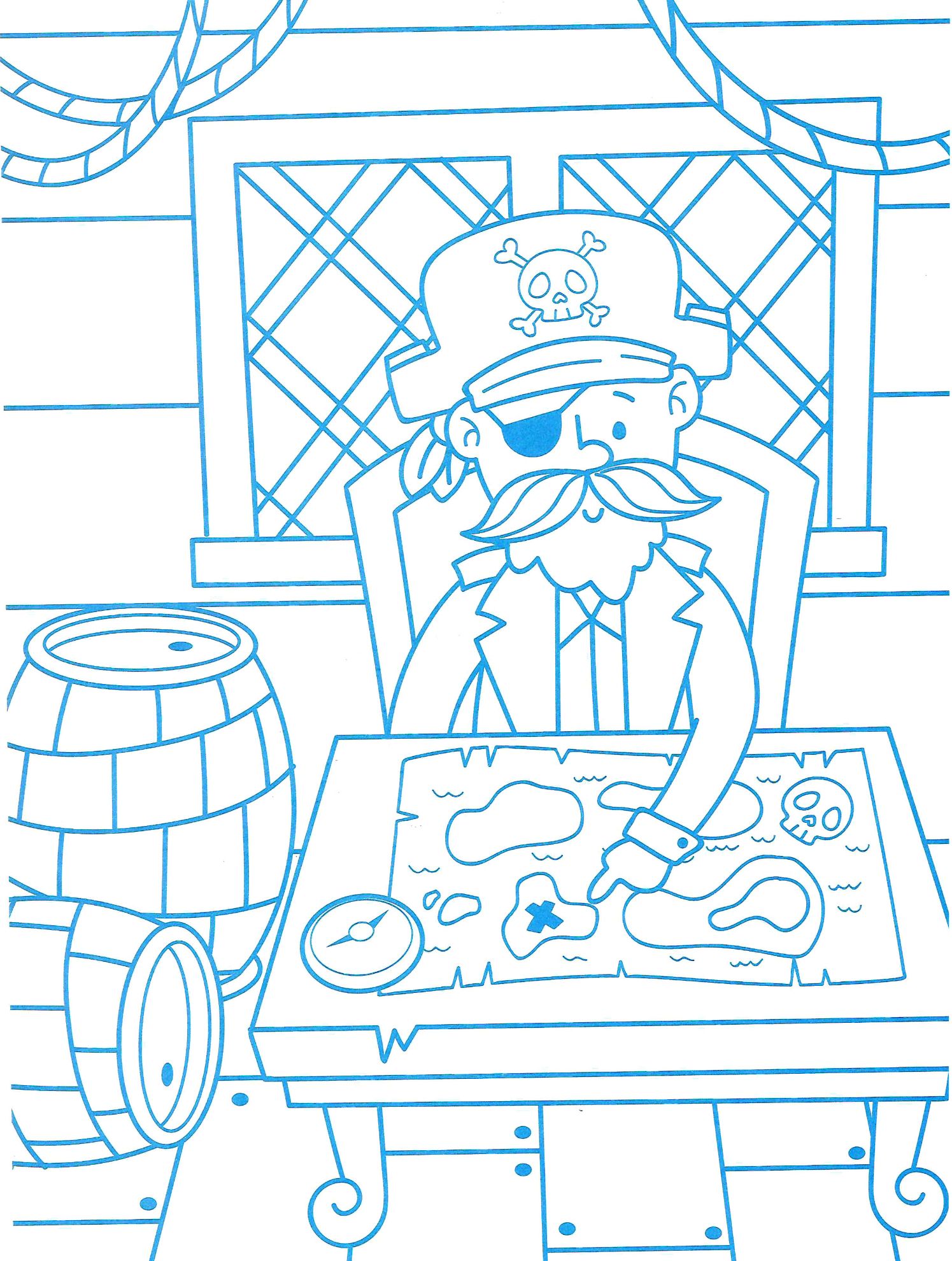 Learning is Fun. SMART KIDS COLORING BOOK-COOL PIRATES
