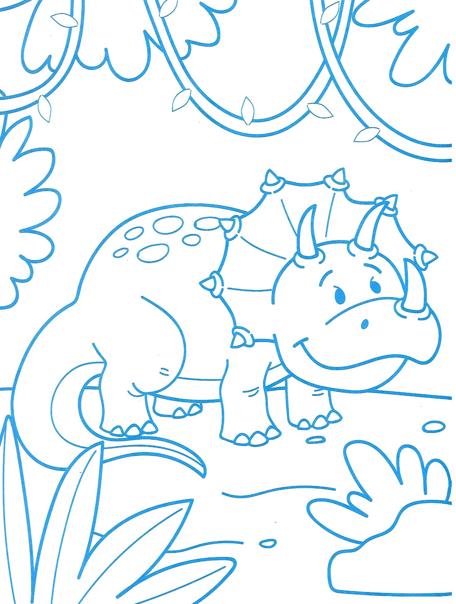 Learning is Fun. SMART KIDS COLORING BOOK-MIGHTY DINOSAURS