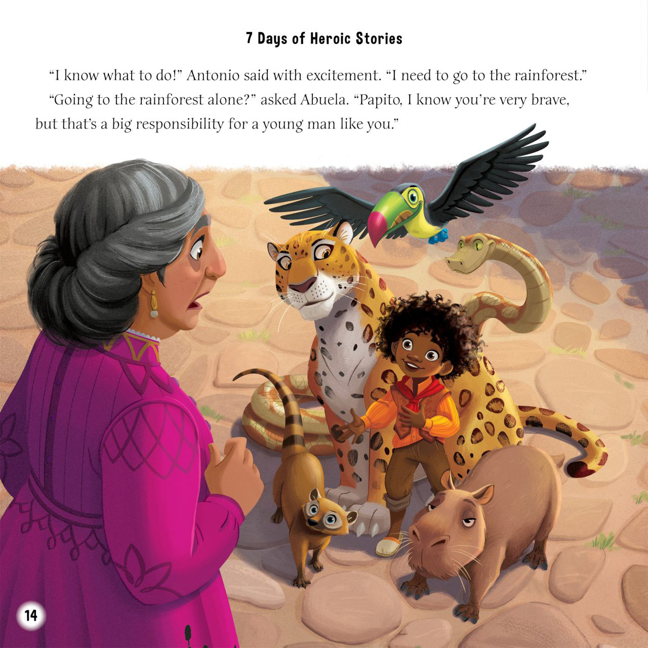 Learning is Fun. DISNEY 7 DAYS OF HEROIC STORIES