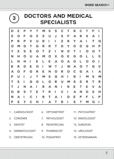 Learning is Fun. WORD SEARCH PUZZLE BOOK 1