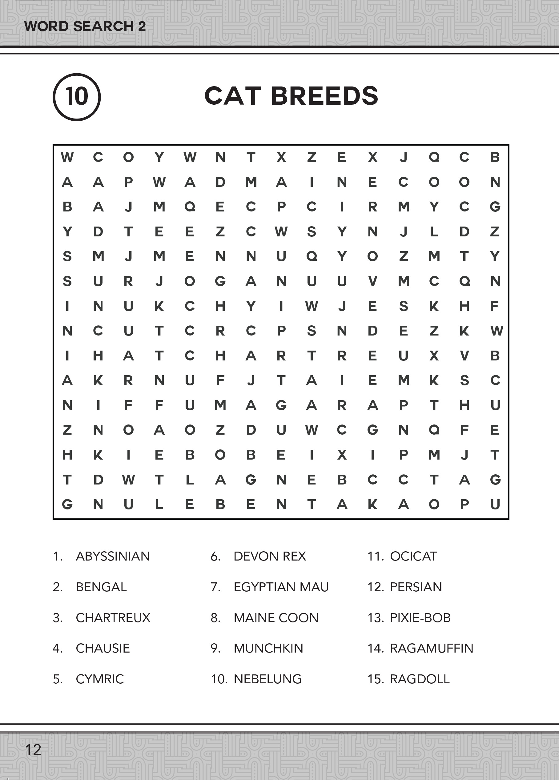 Learning is Fun. WORD SEARCH PUZZLE BOOK 2