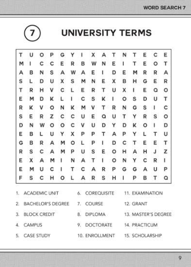 Learning is Fun. WORD SEARCH PUZZLE BOOK 7