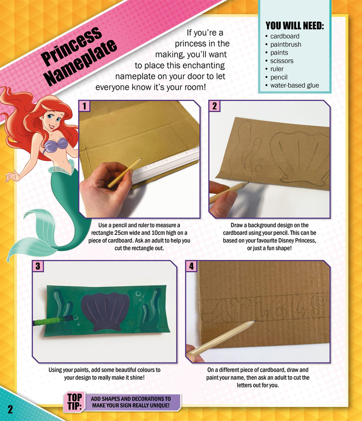 Learning is Fun. DISNEY 3D POP HEADS POSTERS-PRINCESS