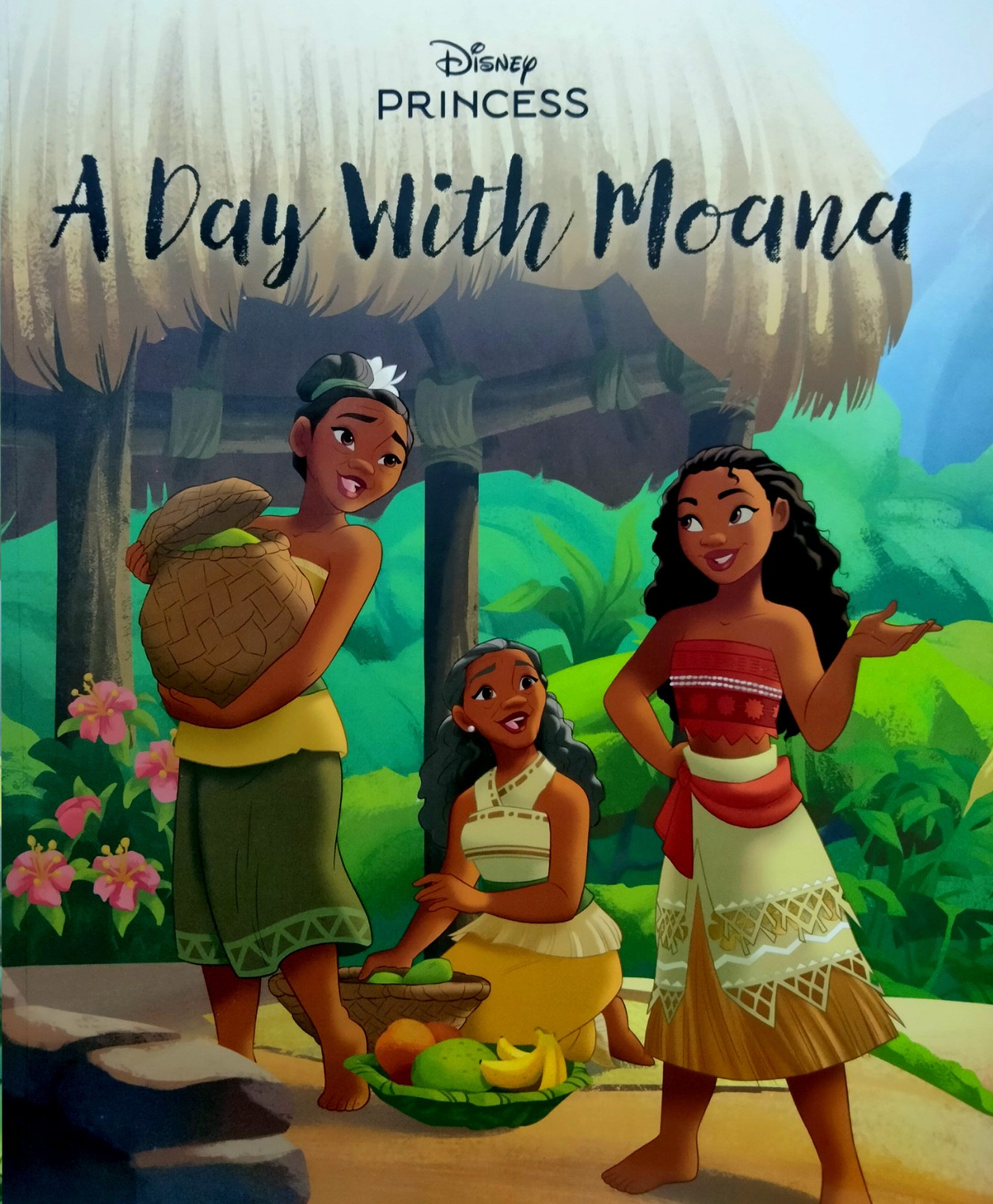 Learning is Fun. DISNEY PICTURE BOOK-PRINCESS A DAY WITH MOANA