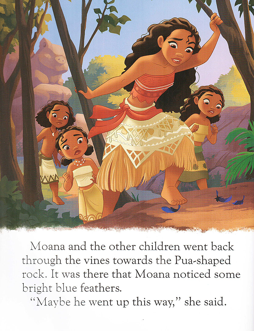 Learning is Fun. DISNEY PICTURE BOOK-PRINCESS A DAY WITH MOANA