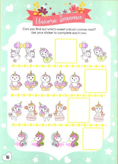 Learning is Fun. SMART KIDS STICKER ACTIVITY BOOK-UNICORNS