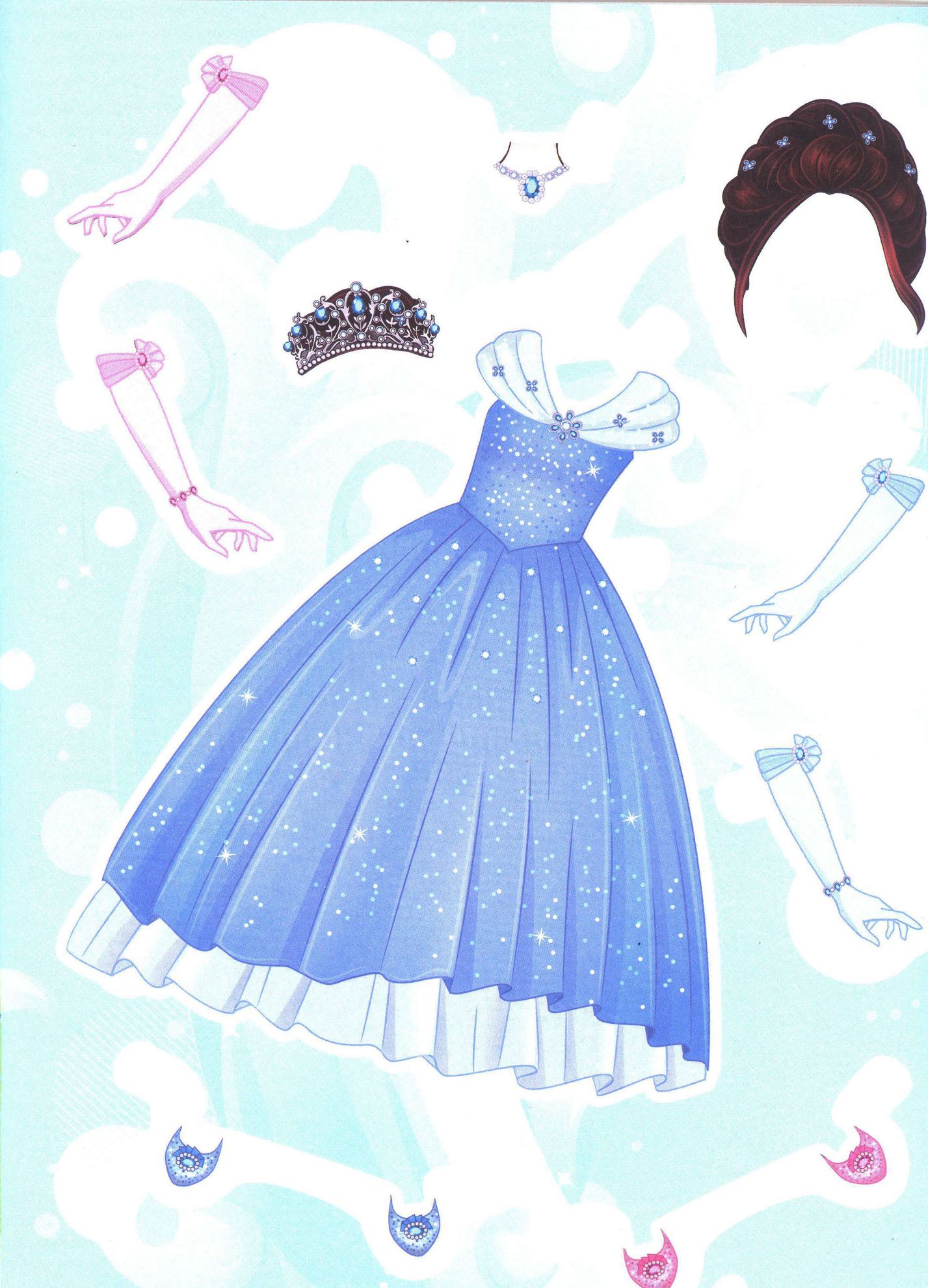 Learning is Fun. DRESS-UP GIRLS PAPER DOLLS-MAYA
