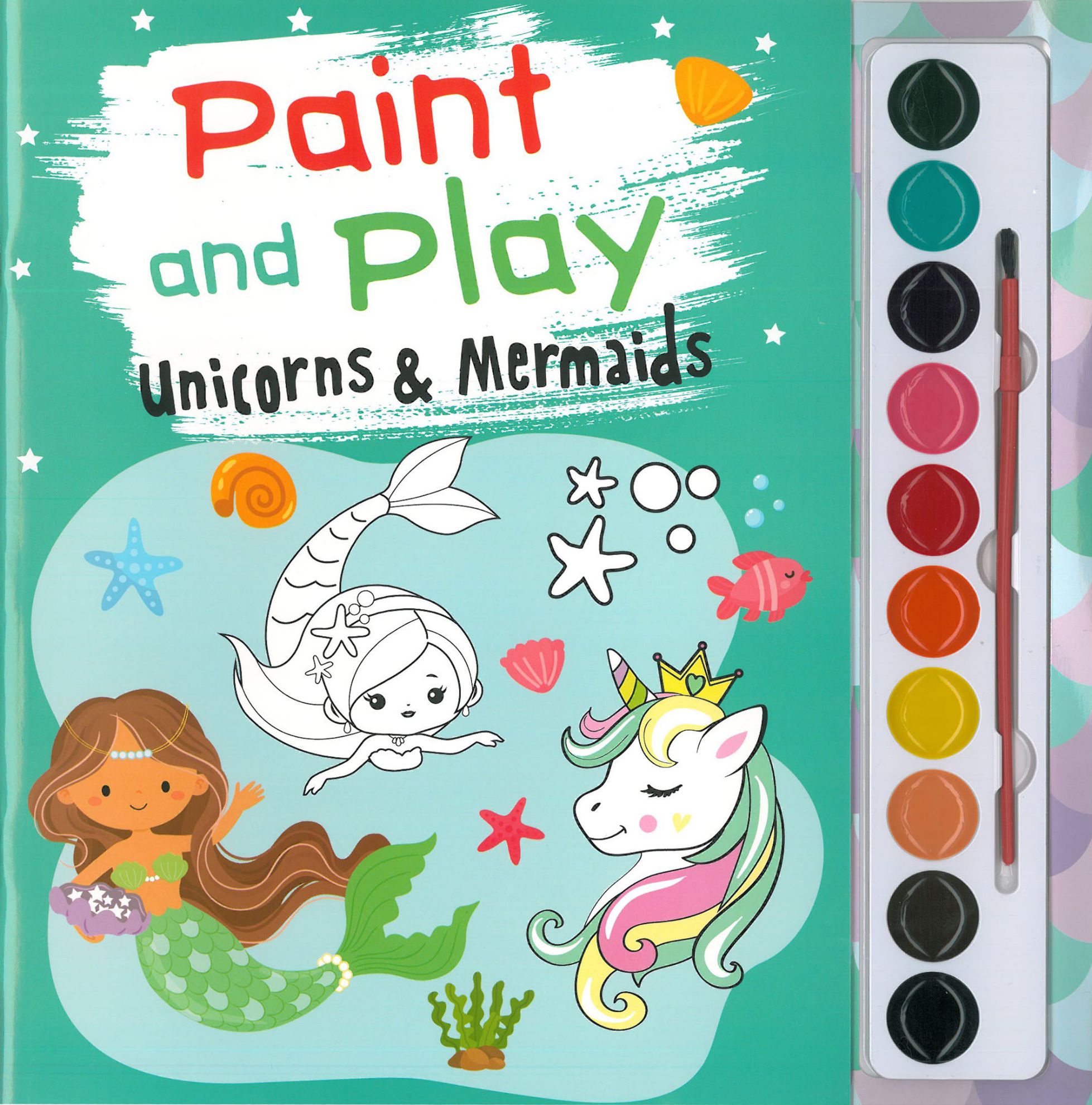 Learning is Fun. PAINT AND PLAY UNICORNS & MERMAIDS