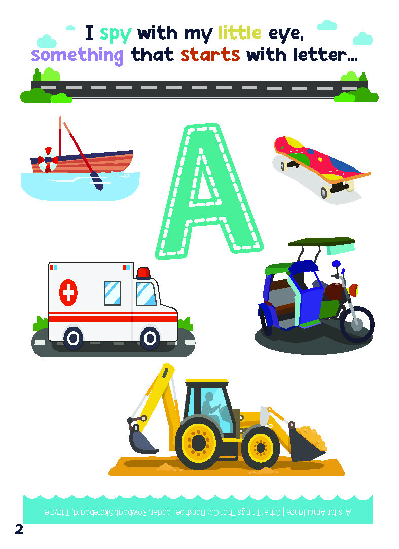 Learning is Fun. SMART BABIES I SPY ABC-THINGS THAT GO